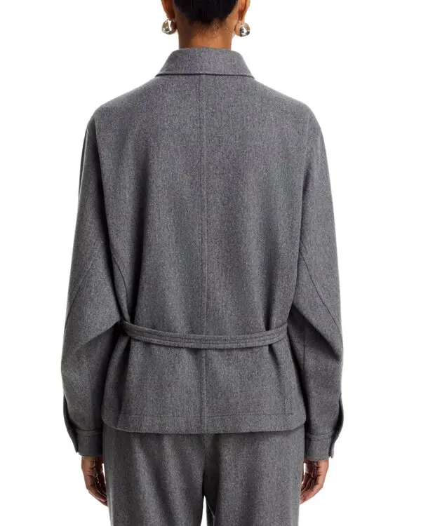 Co Wool And Cashmere Workwear Shirt Jacket
