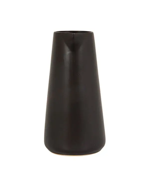 OLIVE GROVE Modern Stoneware Pitcher - Black