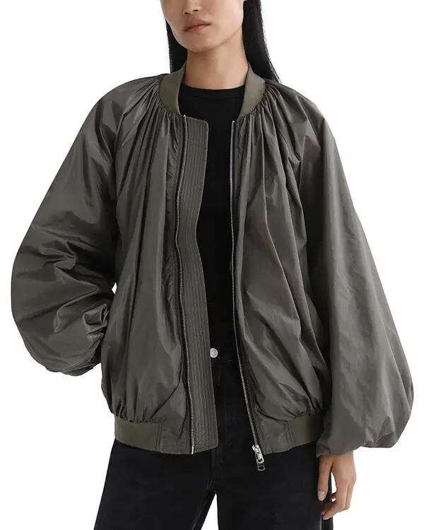 AGOLDE Raffi Bomber Jacket - Fern