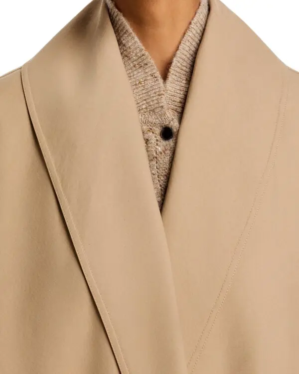 Co Cotton Blend Wrap Jacket