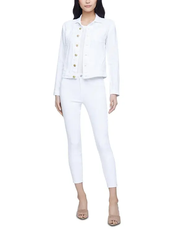 L'Agence Celine Slim Femme Linen Jacket