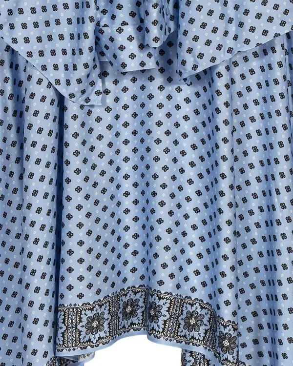 Maje Layered Effect Scarf Dress