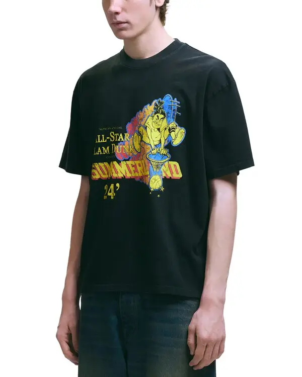 NAHMIAS Hoops Cartoon Boxy Tee