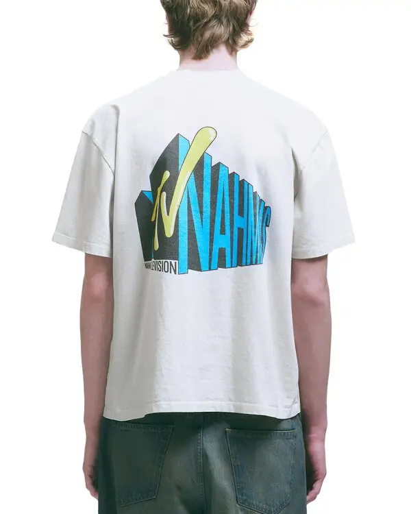 NAHMIAS Tv Boxy Crewneck Tee