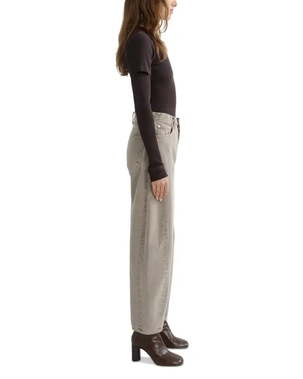 AGOLDE Luna Pieced High Rise Curved Tapered Jeans - Cedar