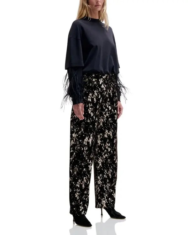 DARKPARK Kris-camou Flock Barrel Jeans