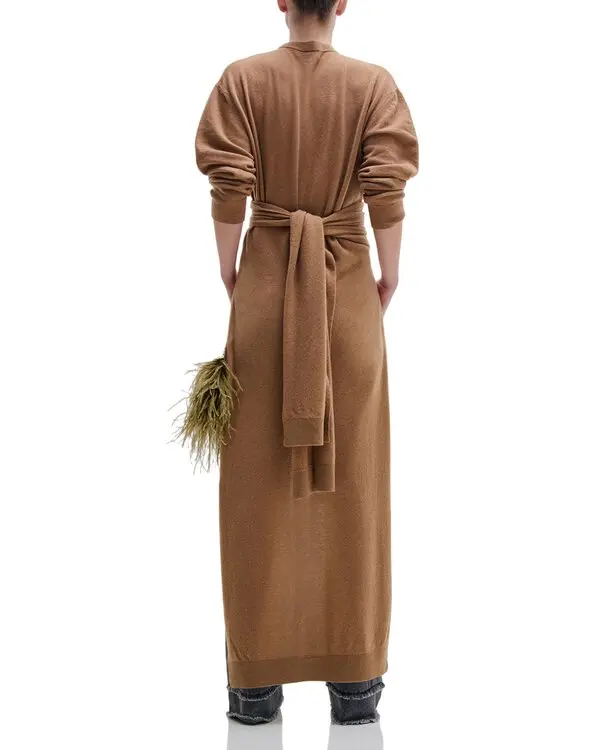 DARKPARK Gia Cashmere Side Slit Long Tee