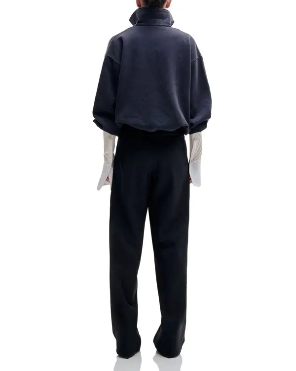 DARKPARK Ronda Leather Belt Pleated Trousers