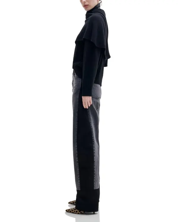 DARKPARK Addison Scarf Top - Black