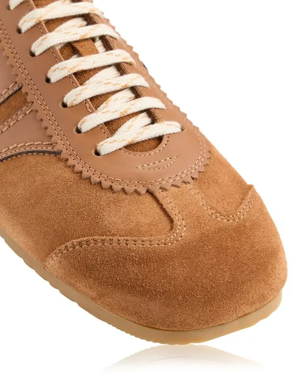 Dries Van Noten Suede Sneakers - Tan