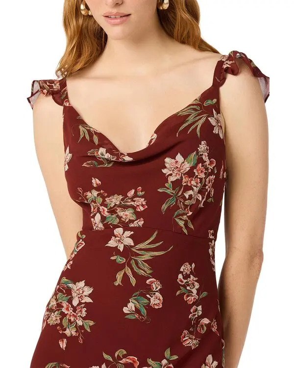 Astr The Label Denisse Maxi Dress Floral Print