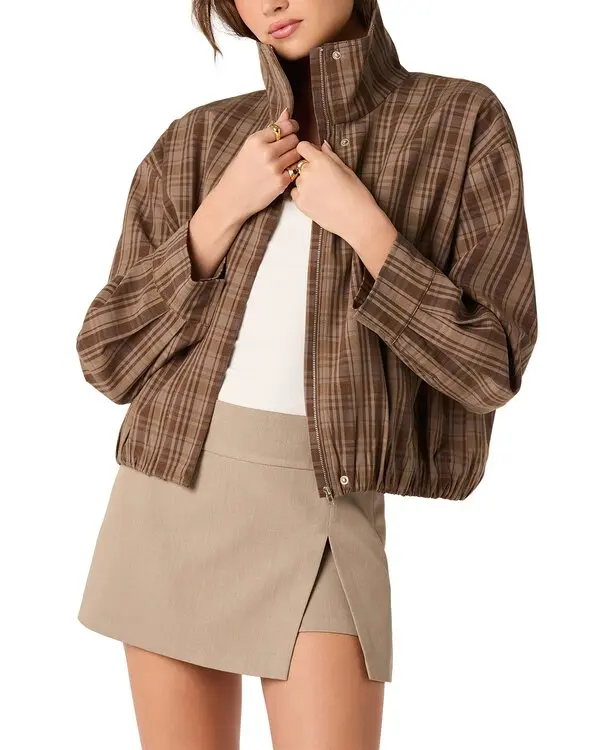 Astr The Label Cooper Funnel Neck Jacket