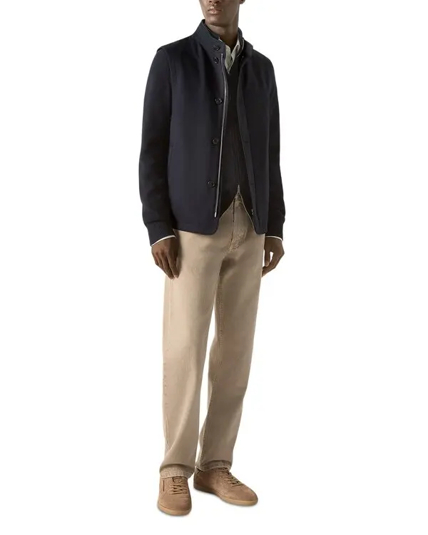 Zegna Microfiber Motorin Button Vest
