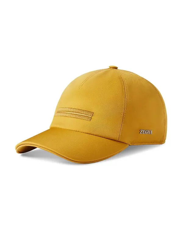 Zegna Fw26 Drop 1 Microfiber Motorin Baseball Cap - Yellow