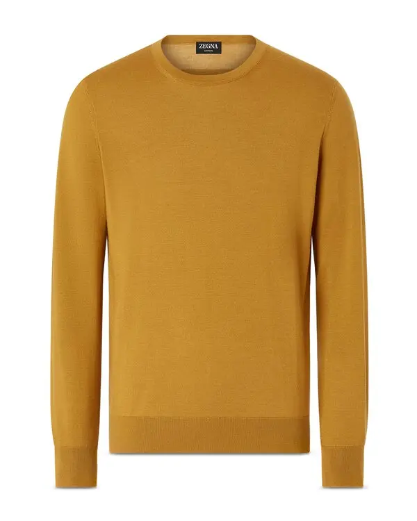 Zegna Cashseta Cashmere Blend Crewneck Sweater