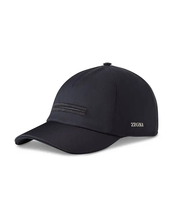 Zegna Microfiber Motorin Baseball Cap - Navy Blue