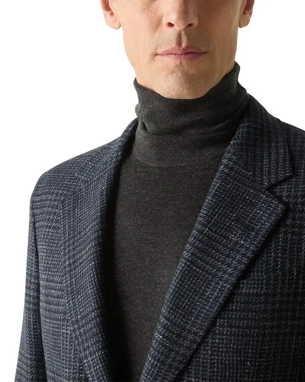 Zegna Regular Fit Cashmere Silk & Linen Jacket