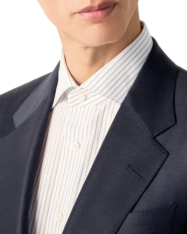 Zegna Trofeo Regular Fit Wool Suit - Dark Blue
