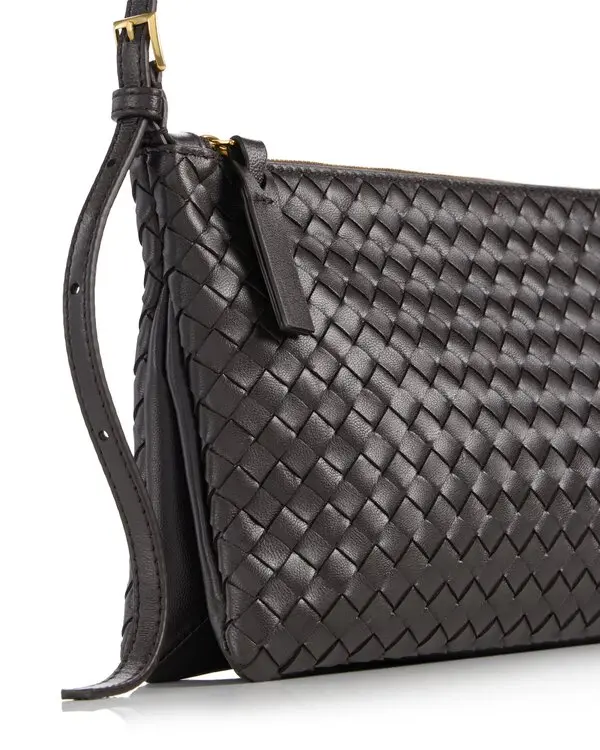 Bottega Veneta Gemellini Piccolo Pouch Shoulder Bag - Espresso