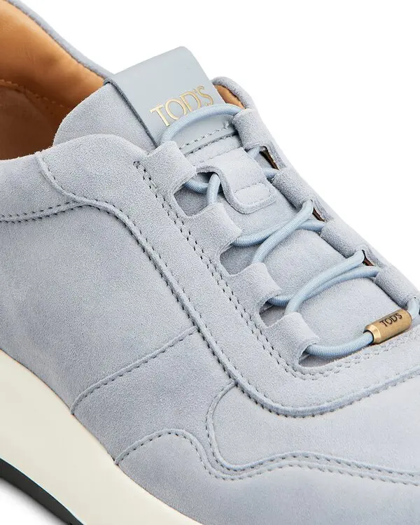 TOD'S Red Dot Suede Sneakers