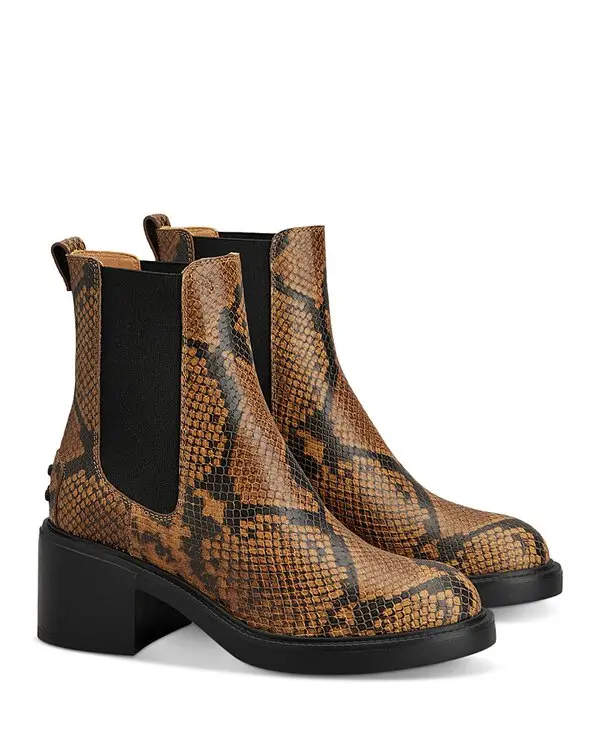 TOD'S Leather Chelsea Ankle Boots