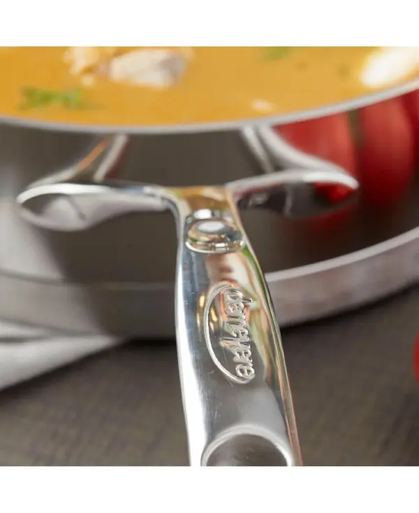 DEMEYERE Atlantis 7 Stainless Steel Saute Pan With Helper Handle, 5.1 Qt