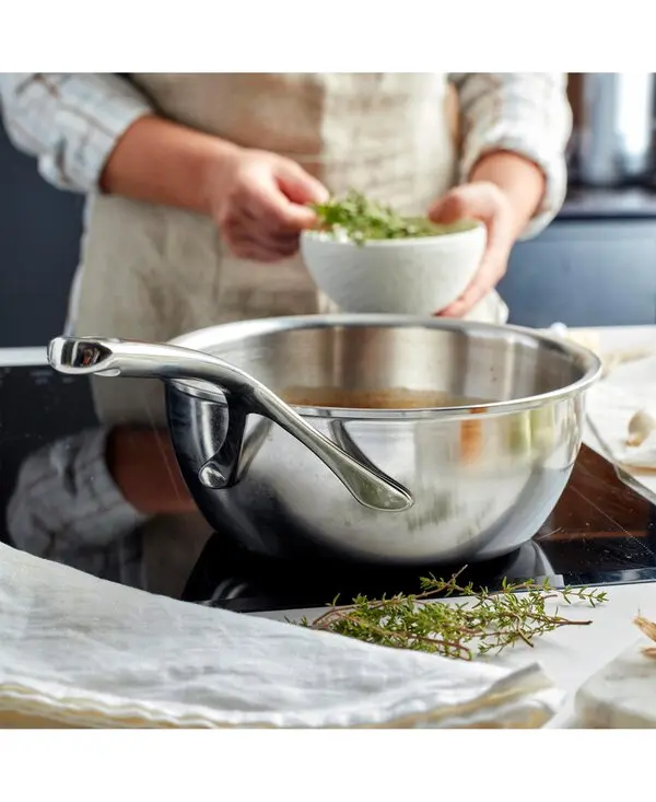 DEMEYERE Atlantis 7 Stainless Steel Saucier, 3.5 Qt