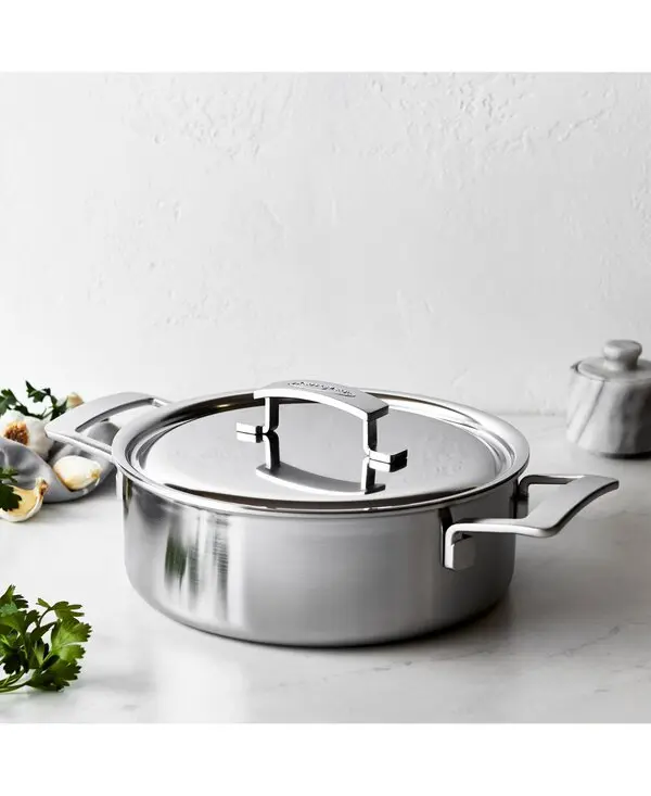 DEMEYERE Industry 5 Stainless Steel Deep Saute Pan, 4 Qt