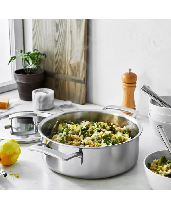 DEMEYERE Industry 5 Stainless Steel Deep Saute Pan, 4 Qt