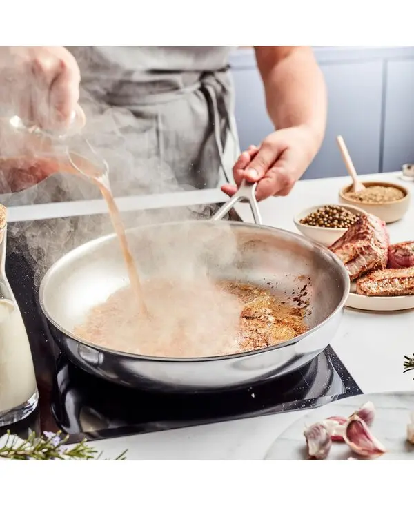 DEMEYERE Industry 5 Stainless Steel Fry Pan, 9.5