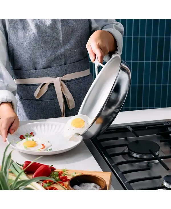DEMEYERE Industry 5 Nanotouch Stainless Steel Fry Pan, 9.5