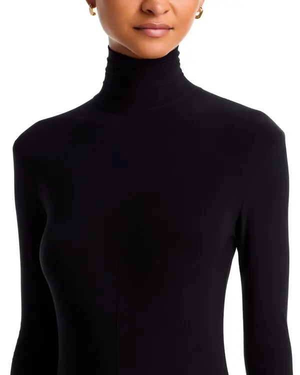 Norma Kamali Long Sleeve Turtleneck Jumpsuit