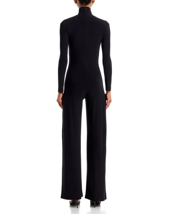 Norma Kamali Long Sleeve Turtleneck Jumpsuit