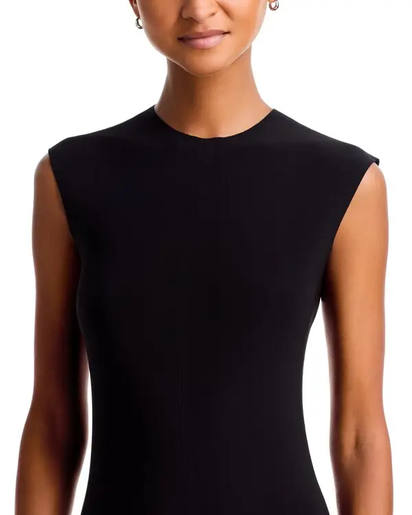 Norma Kamali Sleeveless Crewneck Jumpsuit - Black