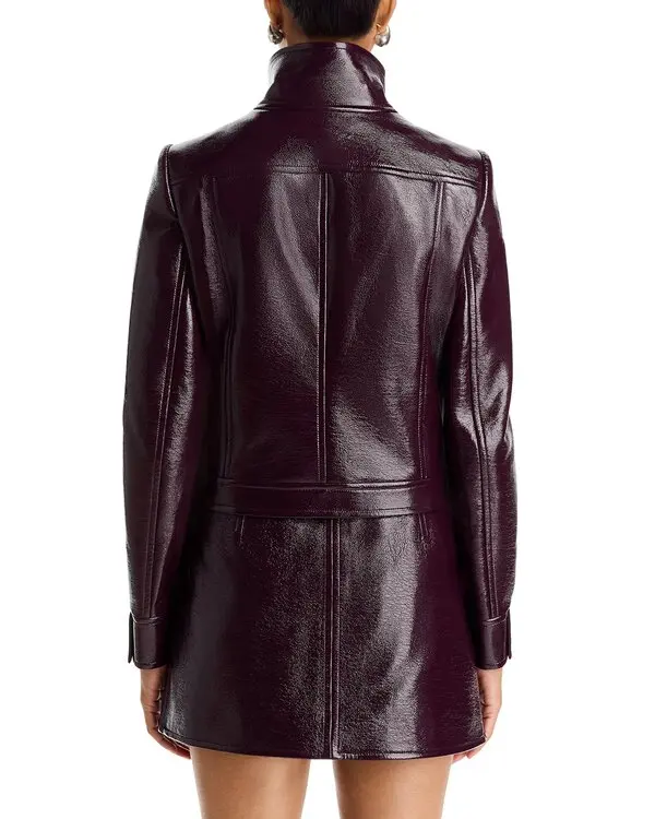 COURREGES Reedition Vinyl Jacket - Burnt Red