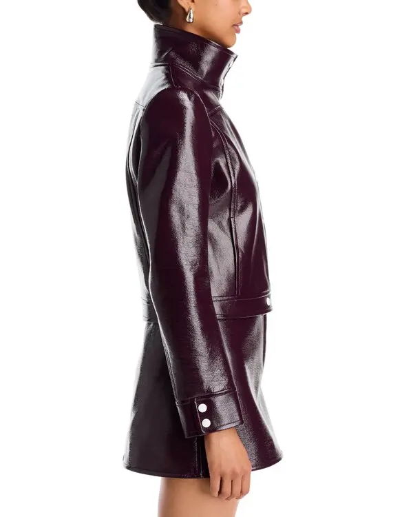 COURREGES Reedition Vinyl Jacket - Burnt Red