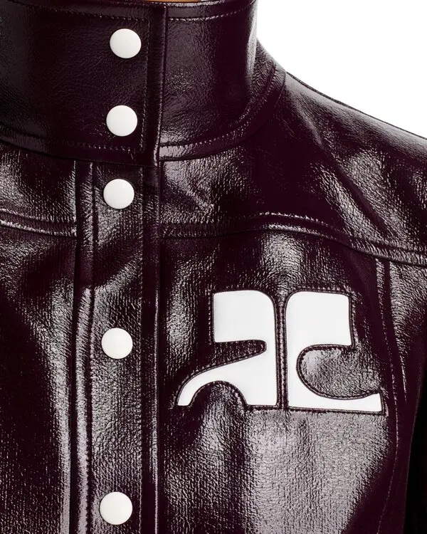 COURREGES Reedition Vinyl Jacket - Burnt Red