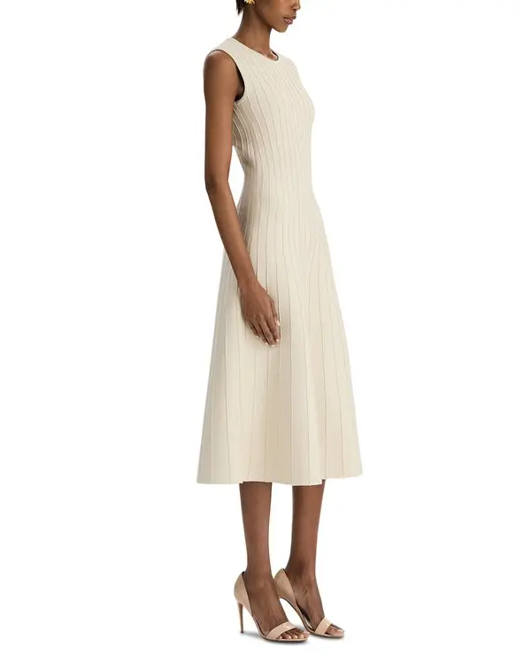 Oscar De La Renta Sleeveless Sparkle Knit Dress