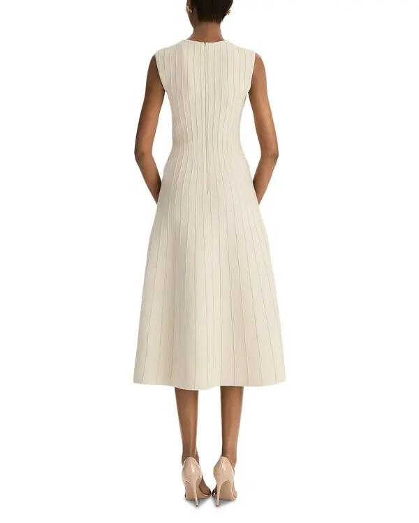Oscar De La Renta Sleeveless Sparkle Knit Dress
