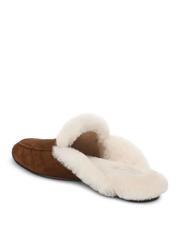 FAVORITE DAUGHTER Yvette Shearling Lined Mules