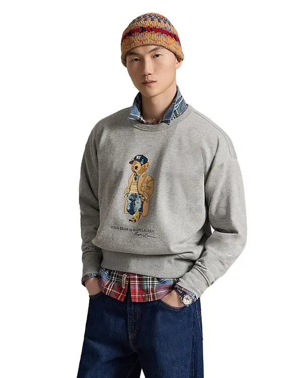 Polo Ralph Lauren Vintage Fit Polo Bear Fleece Sweatshirt - Grey Heather