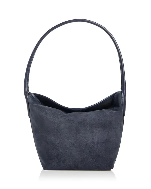 Madewell The Signature Suede Shoulder Bag - Deep Indigo