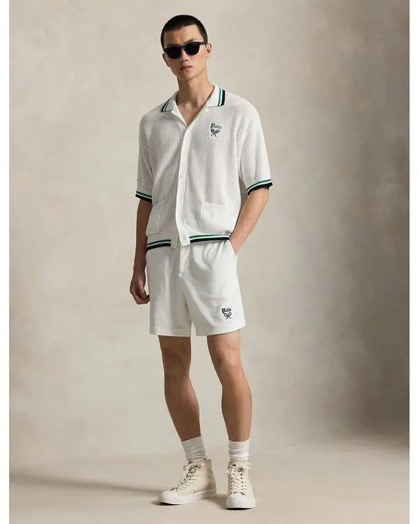 Polo Ralph Lauren Us Open Stripe Cotton Cardigan