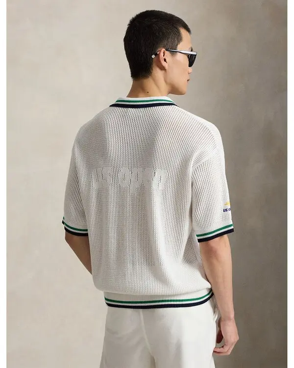 Polo Ralph Lauren Us Open Stripe Cotton Cardigan