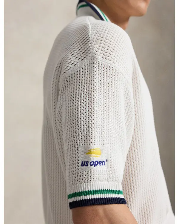 Polo Ralph Lauren Us Open Stripe Cotton Cardigan