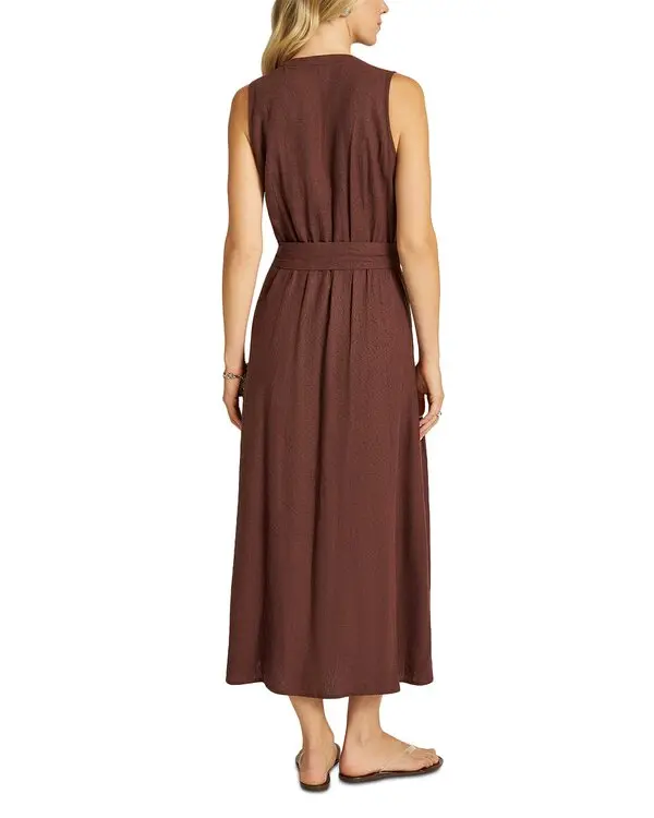 MATTY M Nivara Sleeveless Belted Maxi Dress