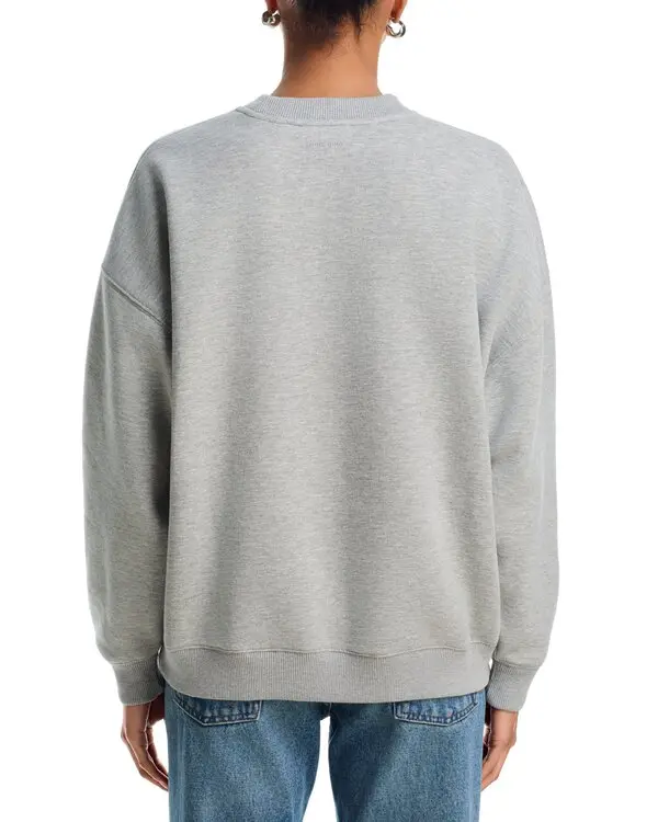 ANINE BING Miles Collegiate Graphic Sweatshirt