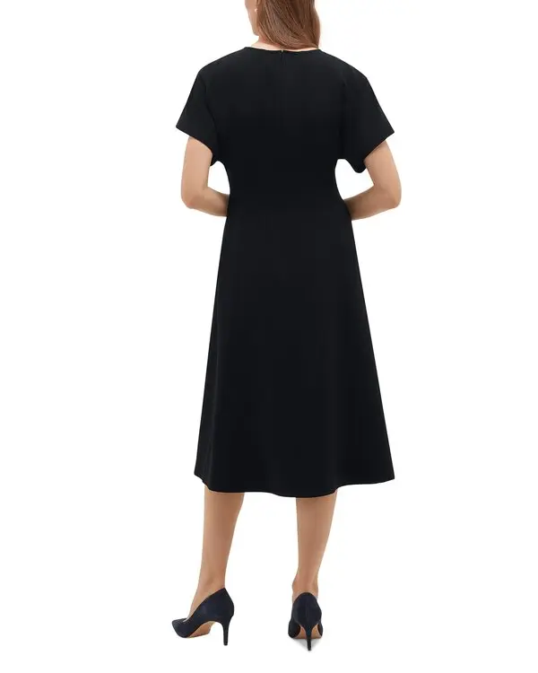 HOBBS LONDON Melina Cap Sleeve Midi Dress