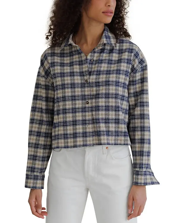 PERFECTWHITETEE Plaid Cotton Shirt - Sugar Plaid