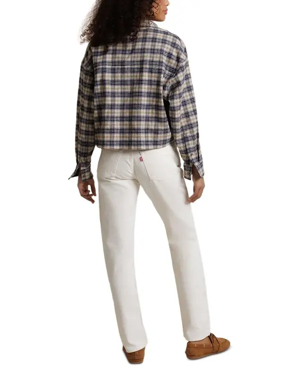 PERFECTWHITETEE Plaid Cotton Shirt - Sugar Plaid
